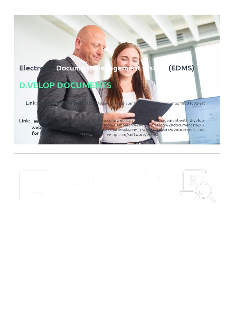 Document Management System (EDMS) - D.velop Documents | PDF | Cloud Computing | Metadata