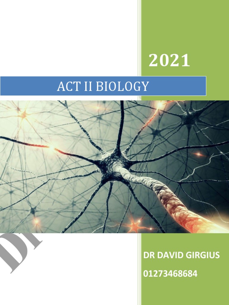 ACT BIOLOGY Highlights | PDF | Chemical Bond | Ionic Bonding