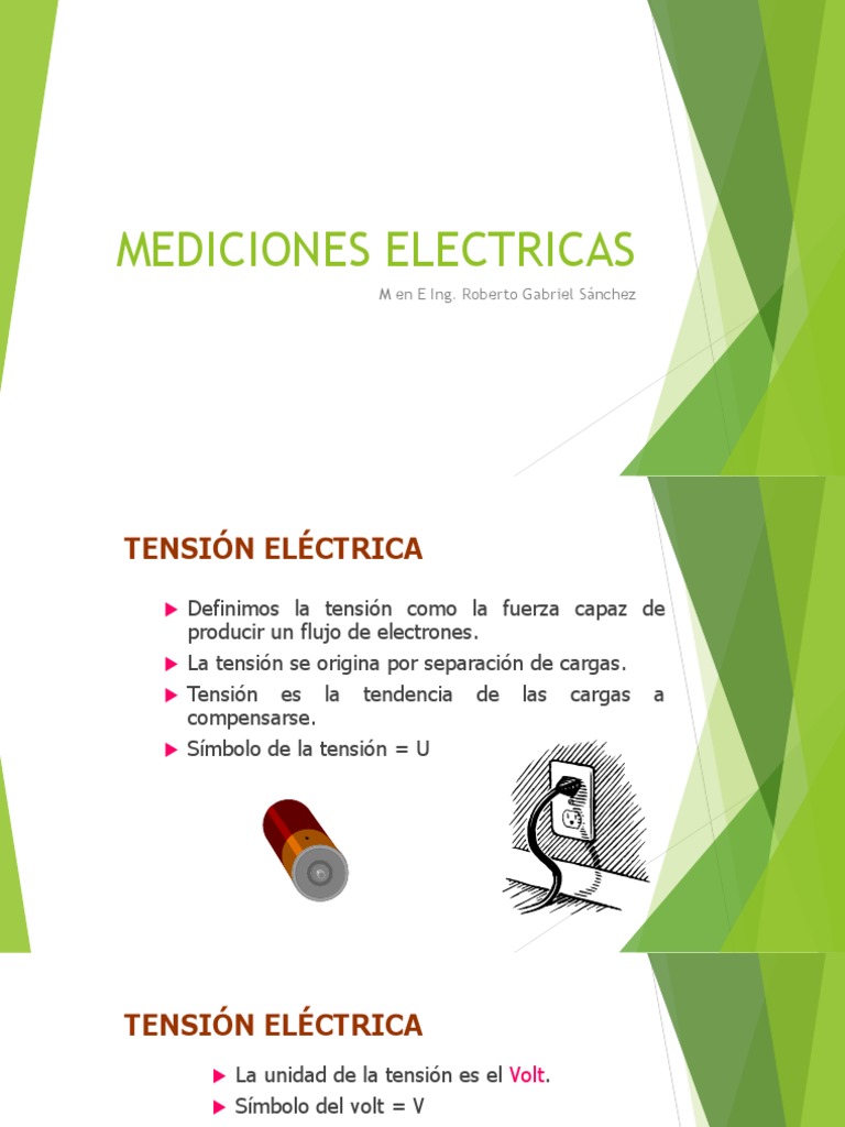 Mediciones Electricas | PDF | Corriente eléctrica | Resistencia Eléctrica y Conductancia