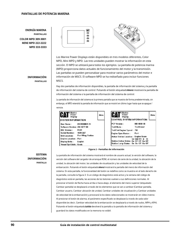 Caterpillar Marine Controls Installation Guide (PDF, EnG, 7 MB) (091 ...