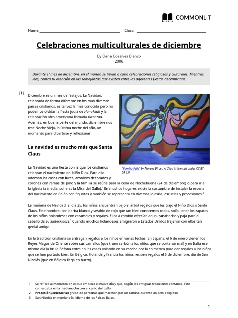 Celebraciones Multiculturales de Diciembre: La Navidad Es Mucho Más Que ...