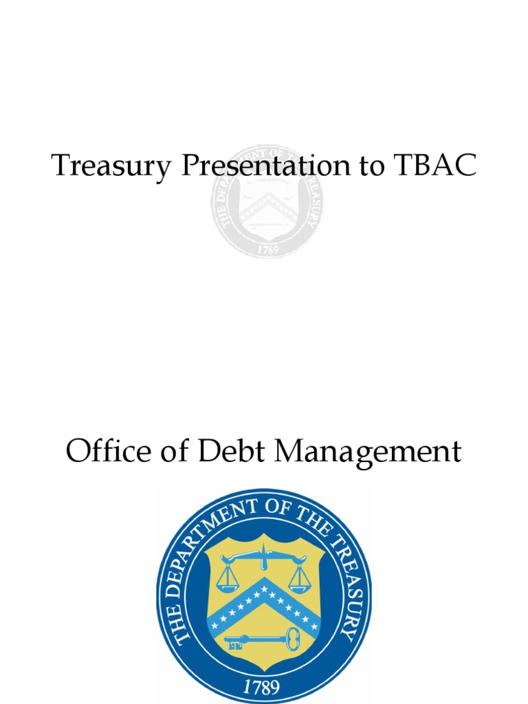 Treasury Presentation To TBACQ12021 | PDF | National Debt Of The United ...