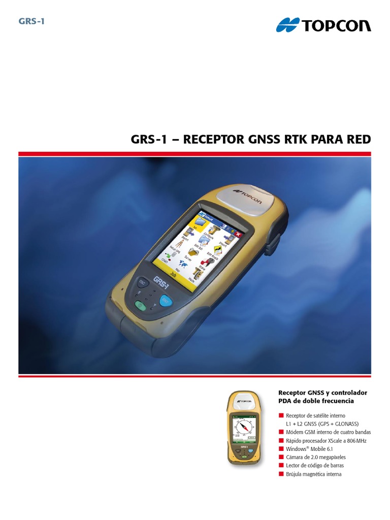 Ficha Tecnica Gps Topcon Grs-1 | PDF | Sistema de Posicionamiento ...