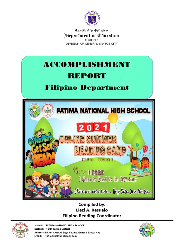 Filipino Dept OSRC2021 Report | Download Free PDF | Asia | Southeast Asia