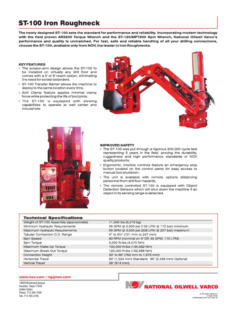 ST-100 Iron Roughneck Flyer | PDF