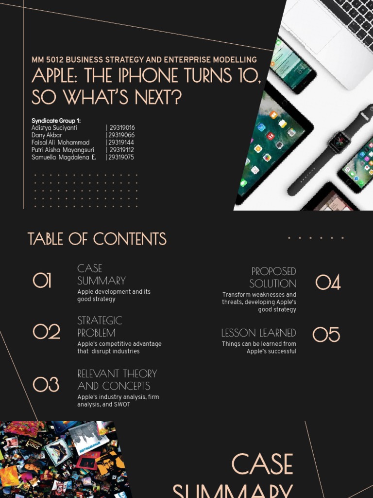 Apple’s Strategy: iPhone's 10-Year Impact | PDF | Apple Inc ...