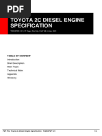 Cummins Kta38 G2 Manual: Table of Content | PDF