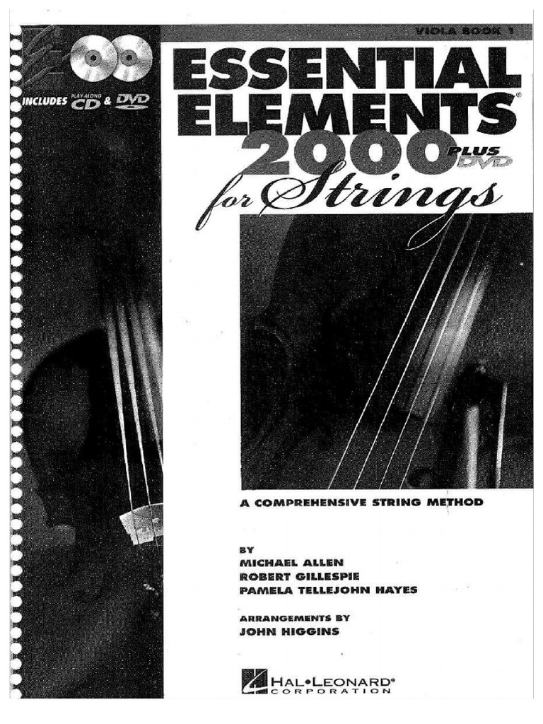 Essential Elements Viola Book1 | PDF
