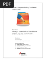 Level B: Unit 1 Vocabulary Answers | PDF