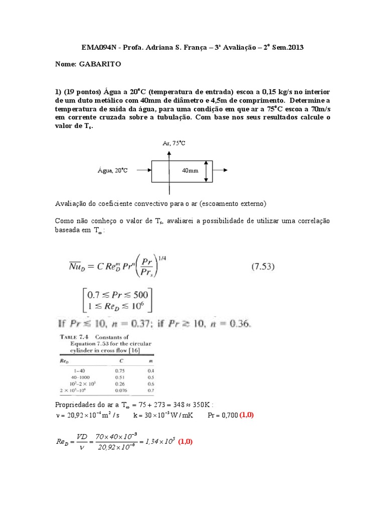 Compilado 3 Prova Transcal | PDF | Calor | Alternador de energia elétrica