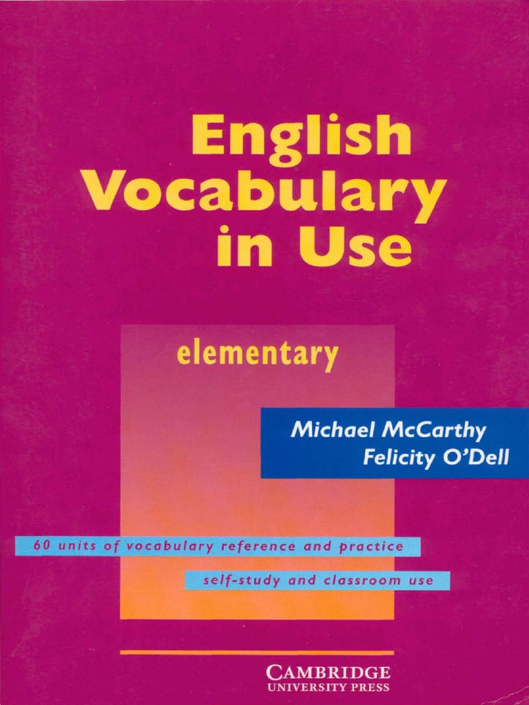 1 - English Vocabulary in Use Elementary | PDF