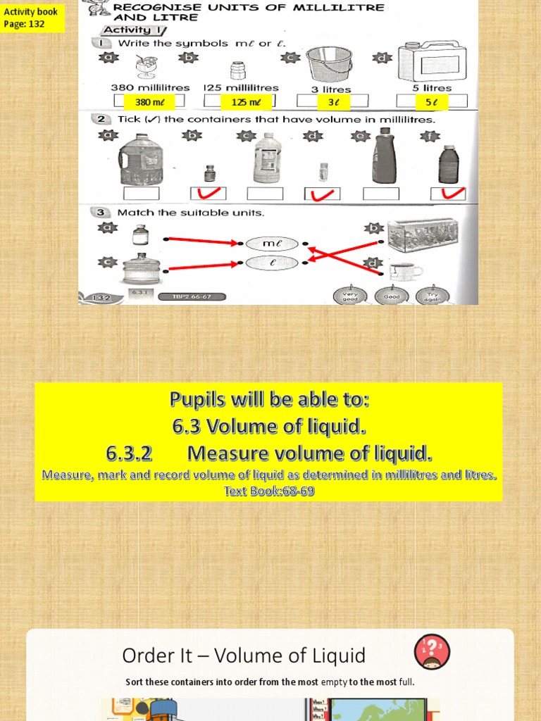 Measure Volume of Liquid | PDF