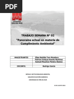 Tarea Semana 5 Legislacion Minera Iacc | PDF | Evaluación de impacto ambiental | Minería
