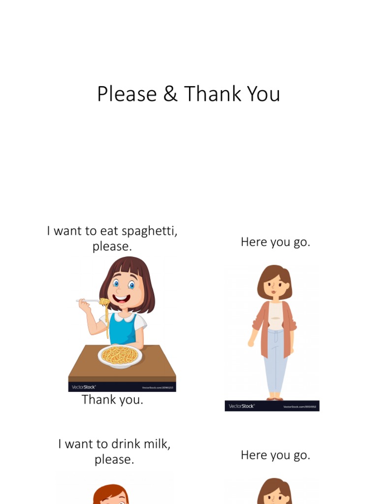 Please - Thank You | PDF
