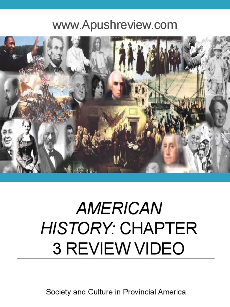 American History Chapter 3 | PDF | Slavery | Plantation