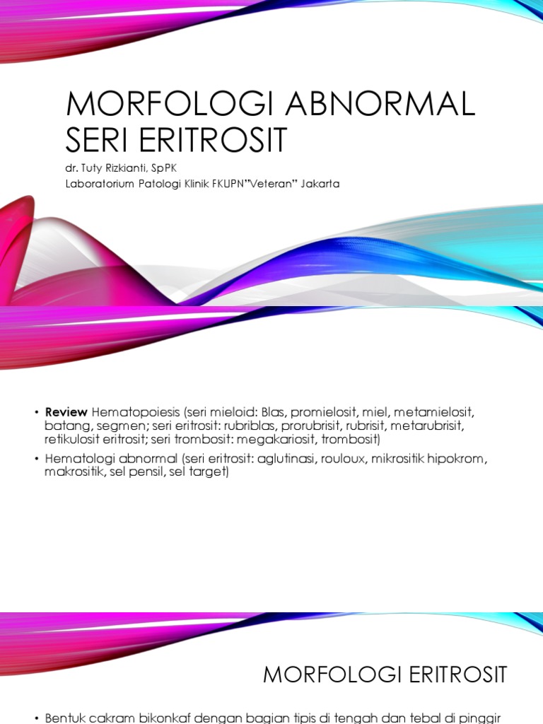 Morfologi Abnormal Eritrosit | PDF