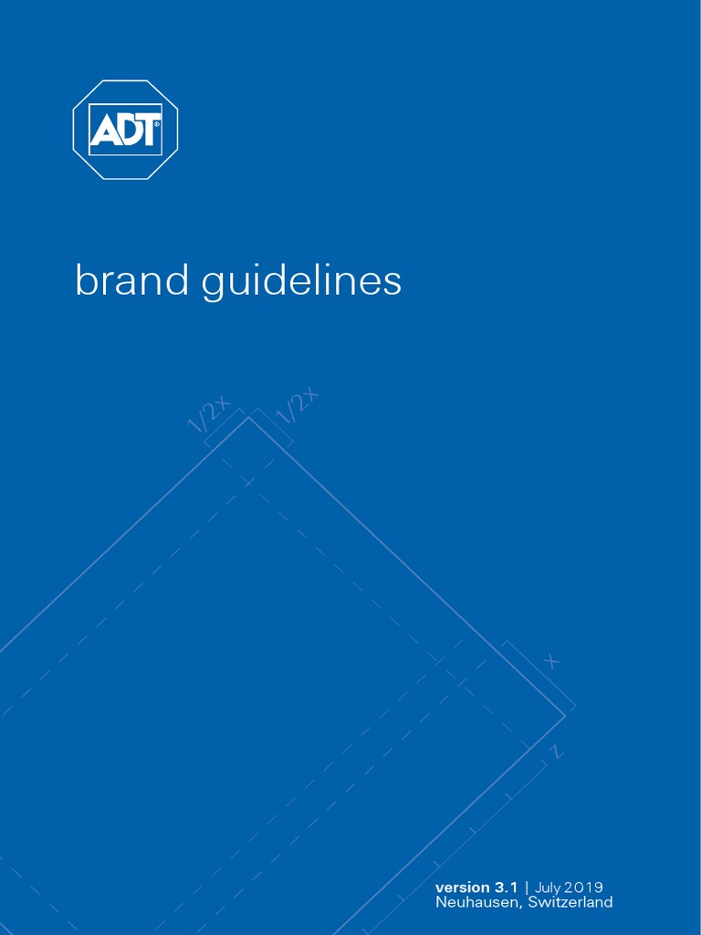 ADT - Brand Guidelines - V3.1 - July 2019 | PDF | Logos | Printing