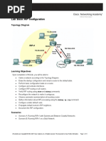 2.6.6 Packet Tracer - Verify Single Area Ospfv2 | PDF | Router (Computing) | Computer Network