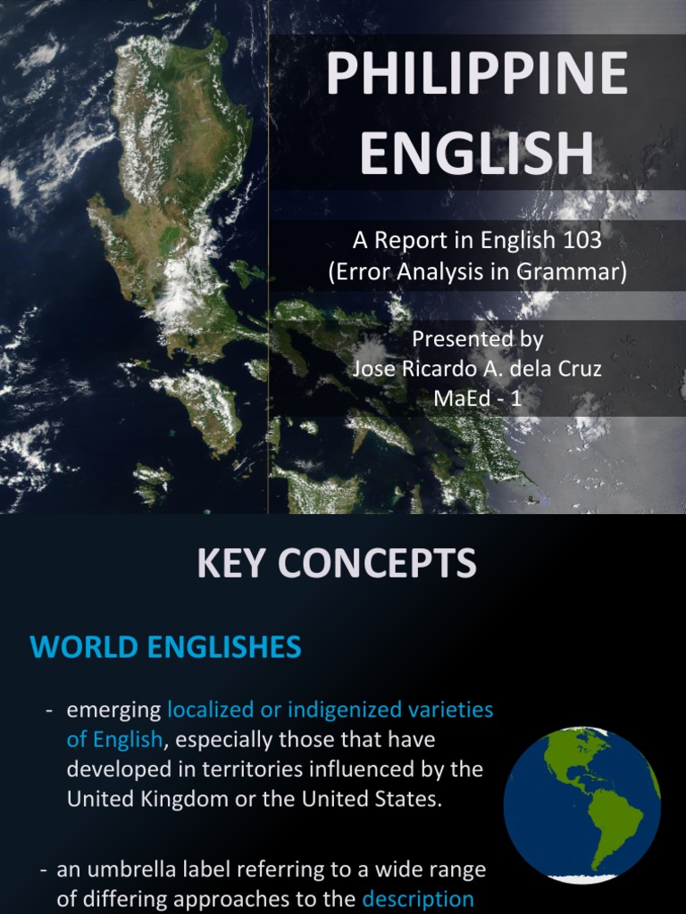Analysis of Common Errors and Variations in Philippine English | PDF ...