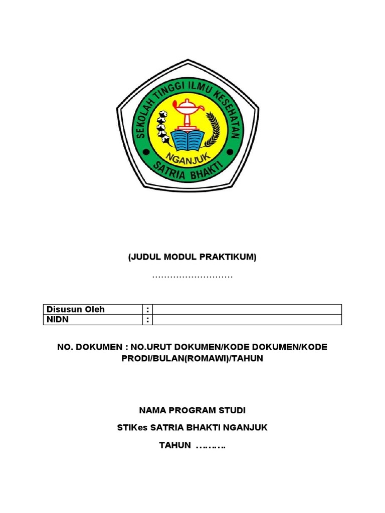 Template Modul Praktikum | PDF