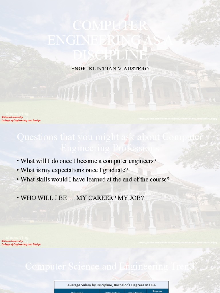 Computer Engineering As A Discipline | PDF | Computer Engineering ...