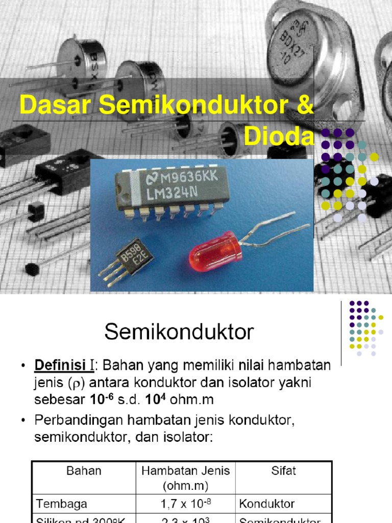 Bab 4 Dioda Dan Aplikasinya | PDF | Teknologi & Rekayasa