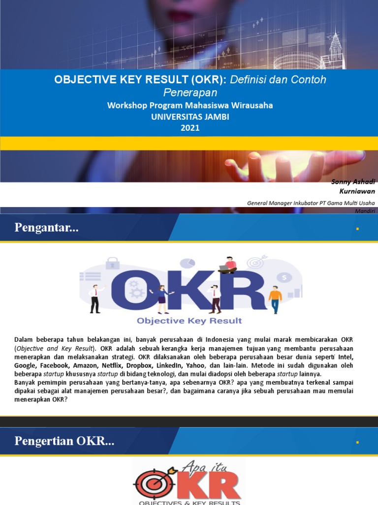 Objectives and Key Result 7 | PDF