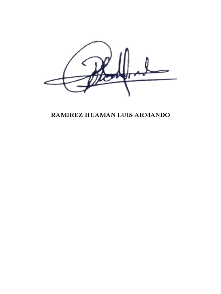 Firma Ramirez | PDF