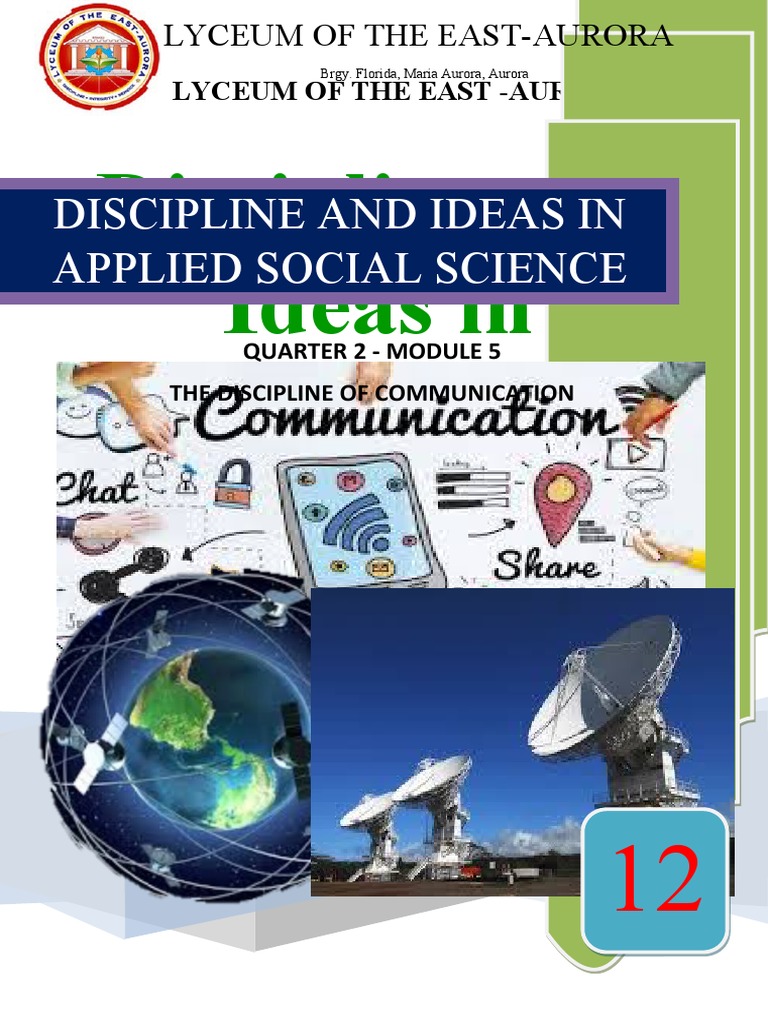 Q2 Diass Week 5 Module Discipline Of Communication The Settings
