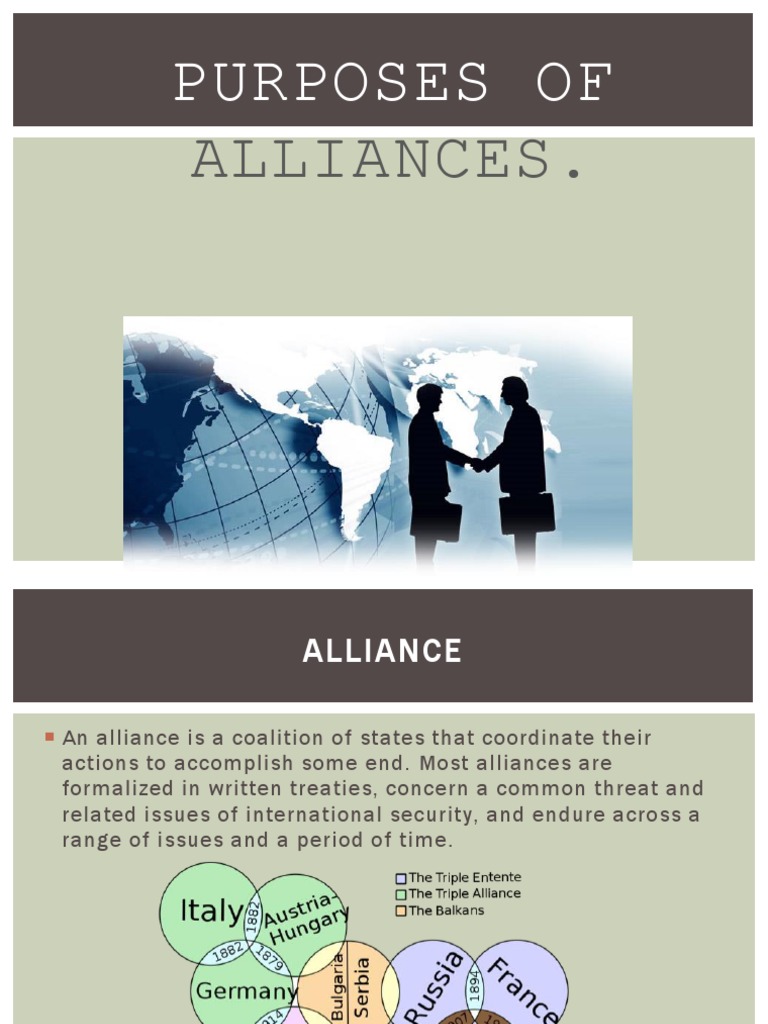 Purpose of The Alliances | PDF
