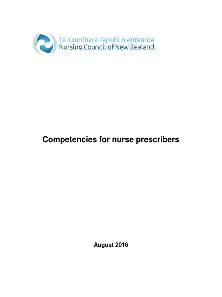 Competencies For Nurse Prescribers August 2016 | PDF | Medical ...