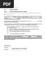 Sample - Notice To Explain Tagalog | PDF
