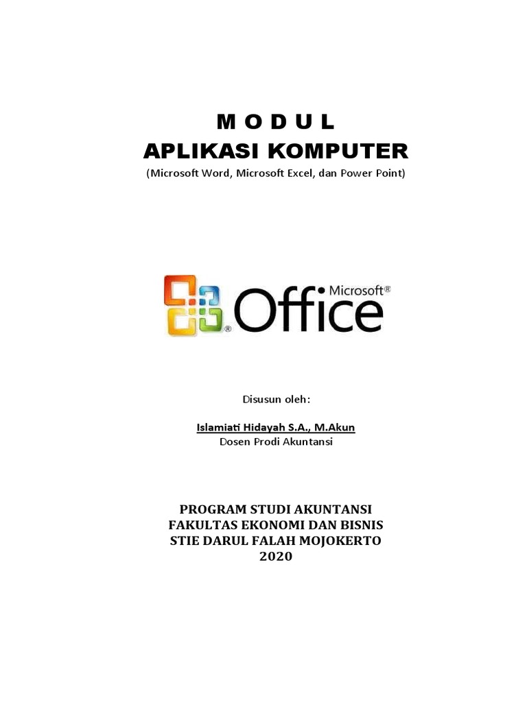 Modul Ajar Aplikasi Komputer | PDF