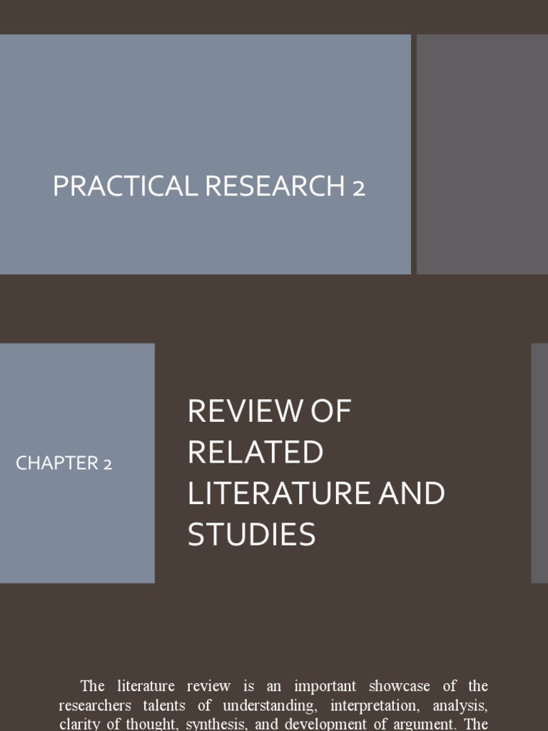 Practical Research 2 RRL | PDF