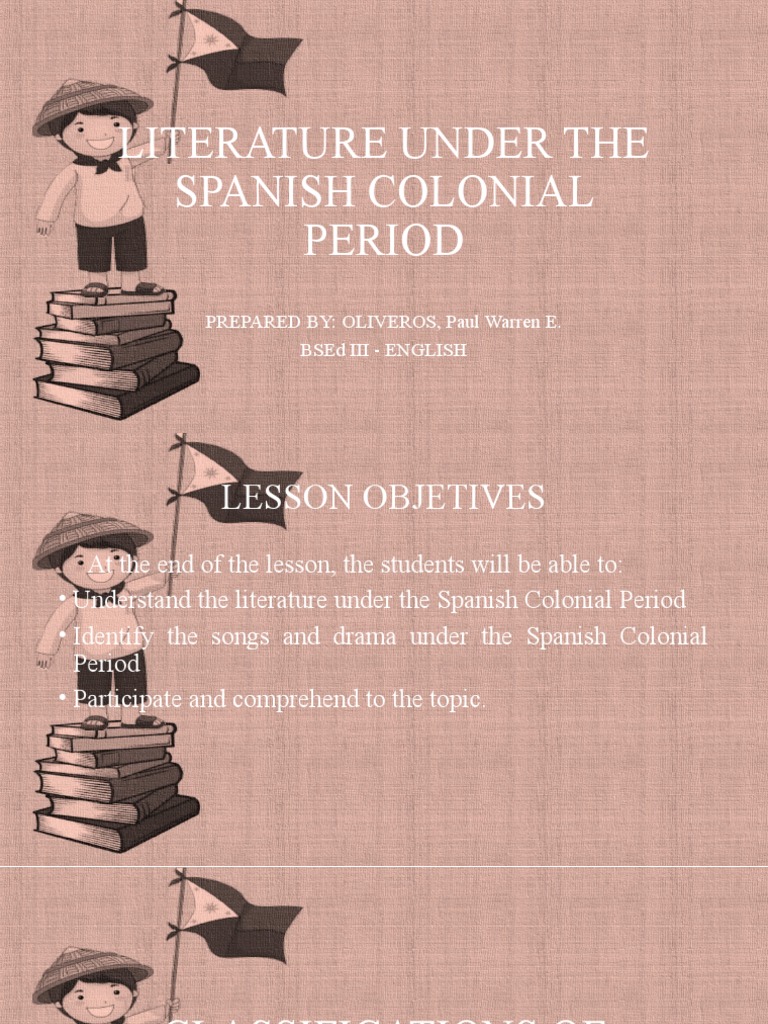 Literature Under The Spanish Colonial Period | PDF | Philippines