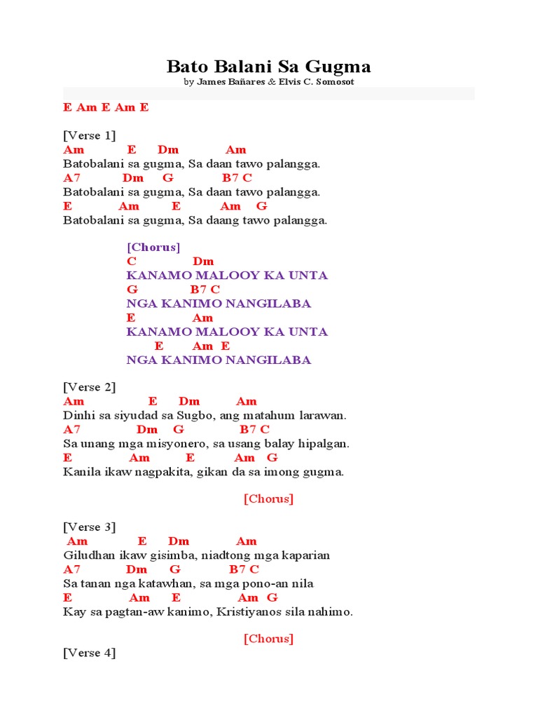 Bato Balani Sa Gugma | PDF