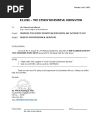 Proposal Letter For Backhoe Rental | PDF