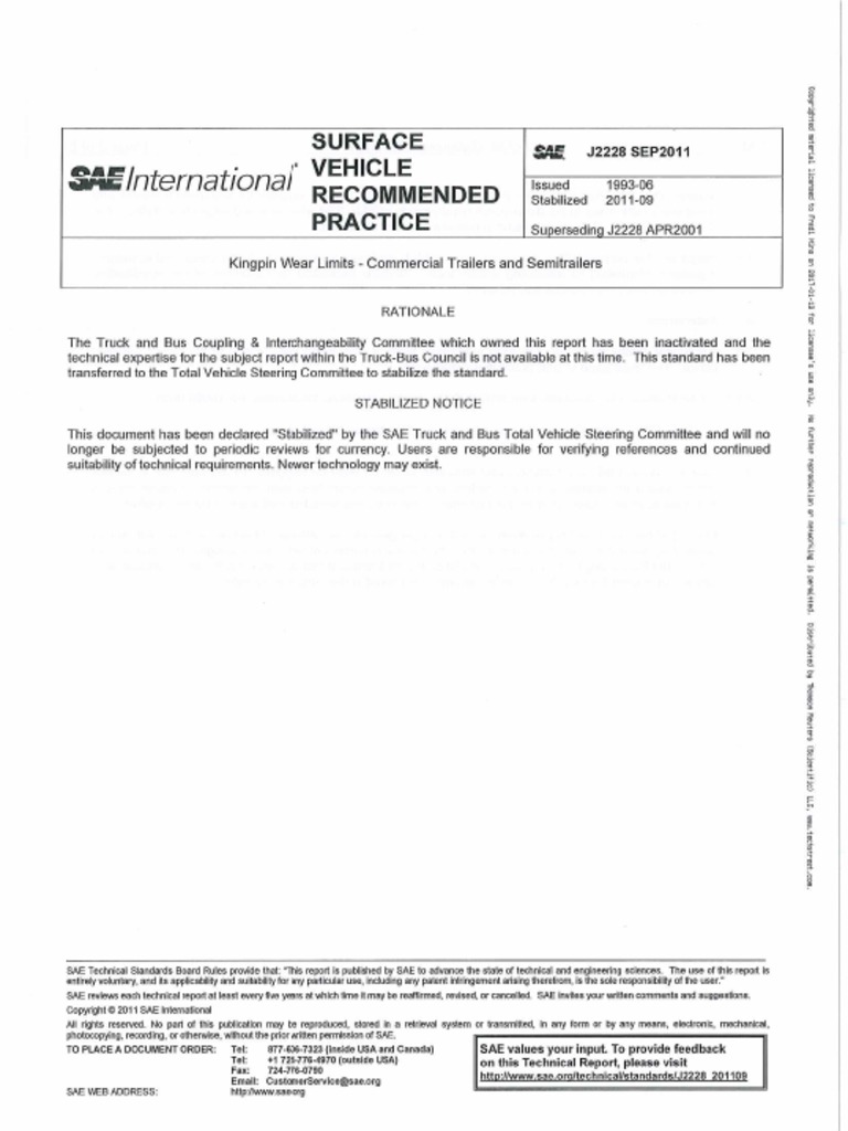 Sae J2228 | PDF