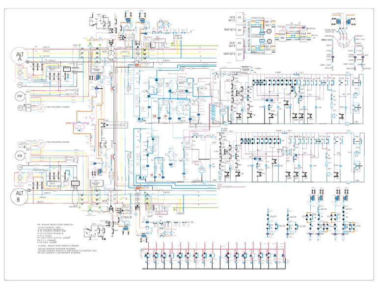 LHB Power Car Circuit Diagram | PDF