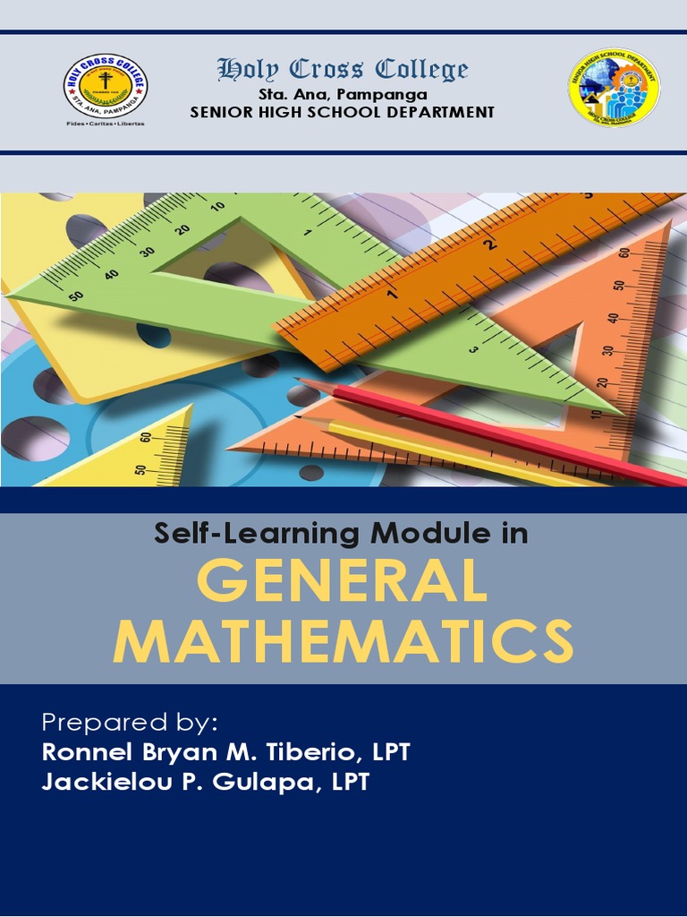 General Mathematics Self Learning Module | PDF | Function (Mathematics ...
