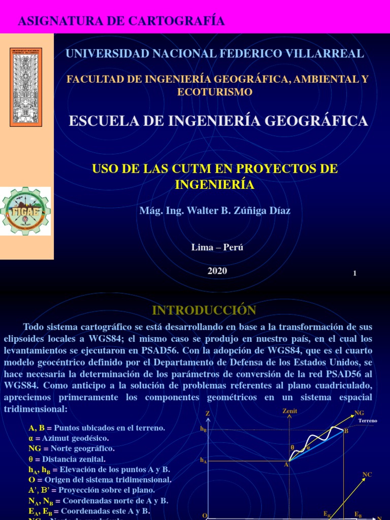 Sesión 8 Mediciones Sobre Las CUTM | PDF | Sistema coordinado | Geodesia