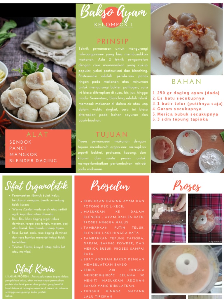 Brosur Bakso Ayam | PDF