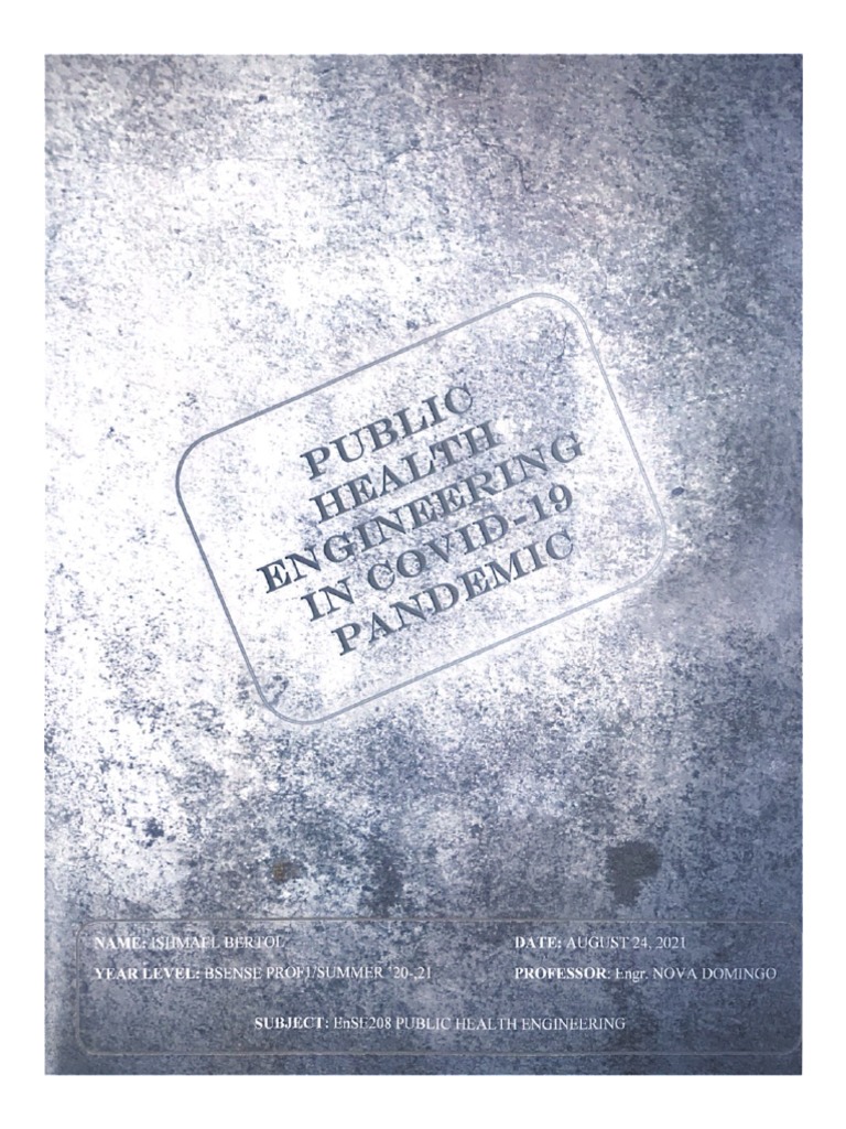 Public Health Engineering | PDF