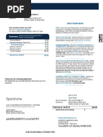 Spectrum Bill | PDF | Fee | Cheque