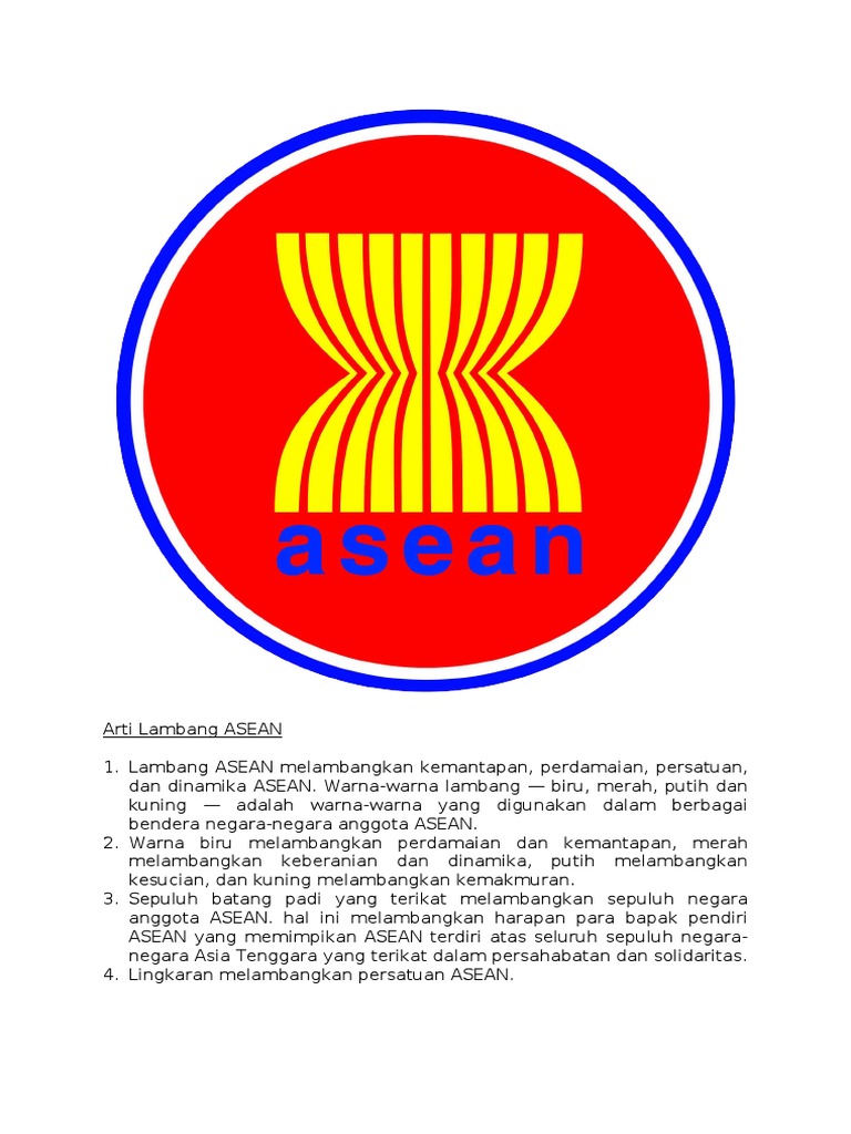 Makna dan Simbol Lambang ASEAN | PDF
