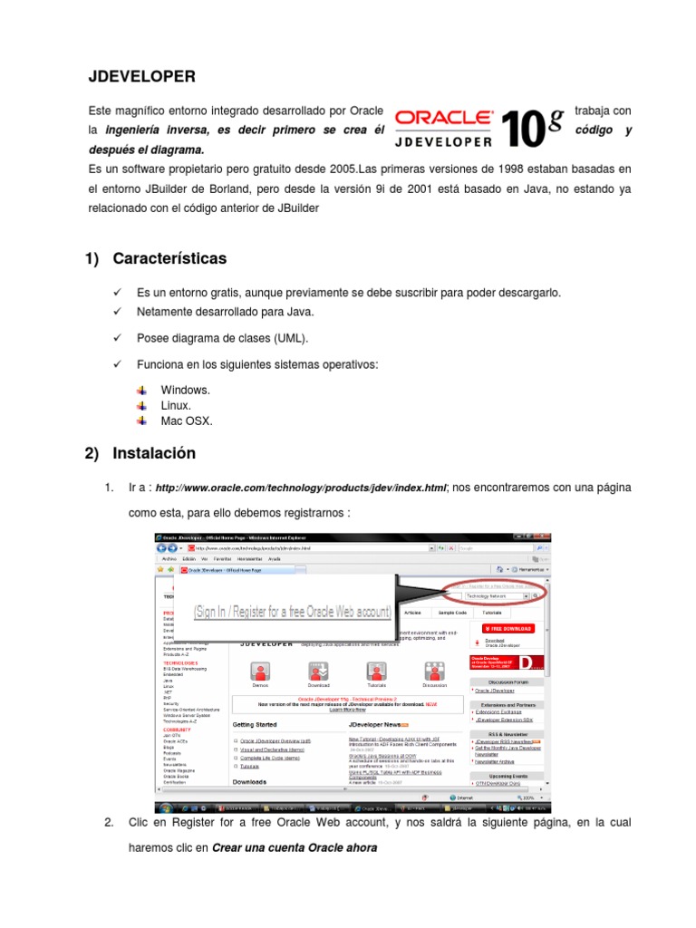 JDEVELOPER | PDF | Informática