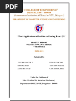 Chat Application Project Report | PDF | Web Application | Java Script