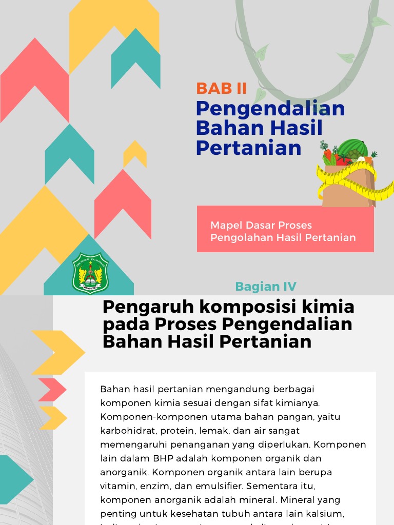 Pengendalian Bahan Hasil Pertanian - DPHP BAB II (Bagian 4) . | PDF ...