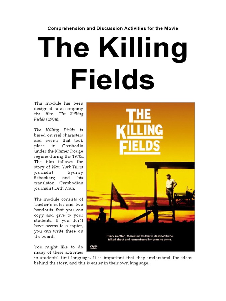 The Killing Fields Pdf Cambodia Khmer Rouge