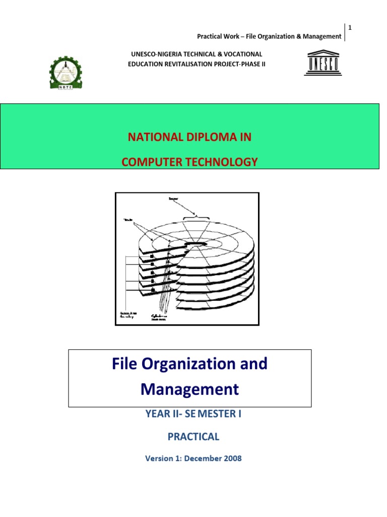 Com 214 File Organization and Management Practical | PDF | Computer Data Storage | Computer File